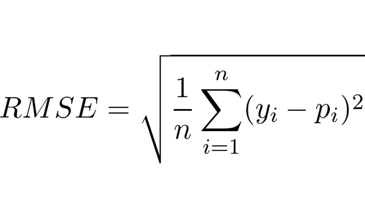 RMSE Raiz Do Erro Quadr tico M dio Em Machine Learning Mario Filho